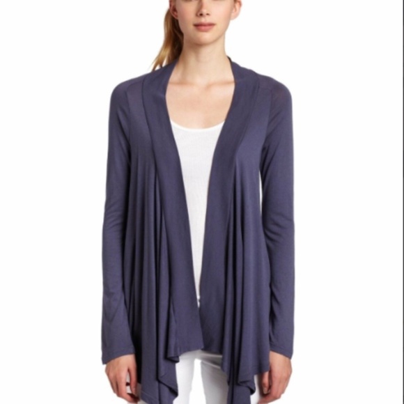 Splendid | Tops | Splendid Womens Jersey Wrap Cardigan In Grey | Poshmark